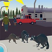 Raccoon Adventure: City Simulator 3D
